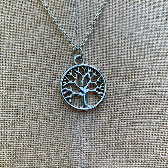 Hand Crafted | Jewelry | Nwt Sterling Silver Plated Chain Tree Of Life ...